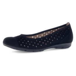 Gabor Damen Ballerina , Slipper, Businessschuh, Halbschuh mit Hovercraft Luftkammerlaufsohle schwarz 39