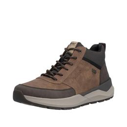 Rieker Herren Schn&uuml;rboots Winterboots, High Top Sneaker, Outdoorboots mit TEX-Membrane braun 40