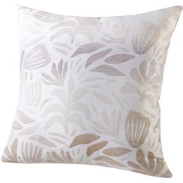 WIRTH Dekokissen &raquo;Kairo&laquo; Made in Germany beige Obermaterial: 85% Polyester, 15% Baumwolle B/L: 40cm x 40cm, 1 Stk.