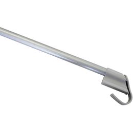 Gardinia Scheibenstange &raquo;Spannvitrage&laquo; &Oslash; 9 mm 1 l&auml;ufig-l&auml;ufig ausziehbar Serie Klemmvitrage &Oslash; 10/12 mm silber L: 45cm - 75cm &Oslash; 9mm, 1 l&auml;ufig