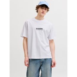 Jack & Jones Jack & Jones Herren T-Shirt &raquo;JORSAVONA BOX TEE SS CN STYD SS26&laquo; Baumwolle, regular fit wei&szlig; L