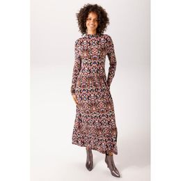 Aniston Casual Damen Aniston CASUAL Jerseykleid mit trendfarbenem, grafischen Druck - NEUE KOLLEKTION bunt 38, N-Gr
