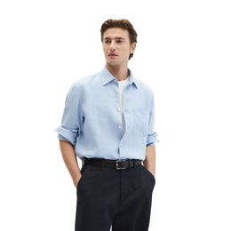 Marc O'Polo Marc O'polo Herren Marc O'Polo Leinenhemd im klassisch cleanen Look blau XXL, N-Gr