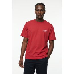 Jack & Jones Jack & Jones Herren T-Shirt &raquo;JORNANTUCKET SCRIPT CHEST TEE CN&laquo; rot S