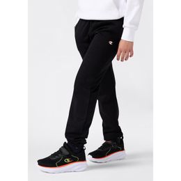 Champion Jungen Jogginghose f&uuml;r Kinder, sportlicher Stil, aus Baumwolle und Polyester schwarz XXL (176), N-Gr