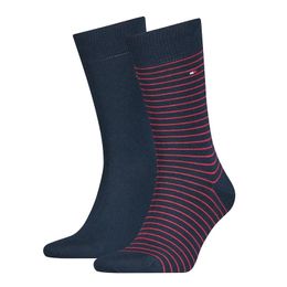 Tommy Hilfiger Herren Socken &raquo;TH MEN SMALL STRIPE SOCK 2P&laquo; 2 Paar, 2 Paar tlg. -Branding 43-46