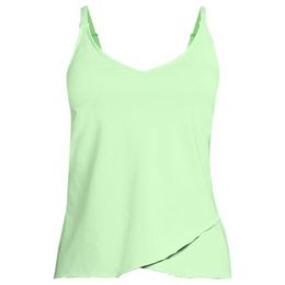 LANDS' END Tankinitop mit Tulpensaum chlorresistent f&uuml;r Damen, Damen, size: regular, Gr&uuml;n, Nylon-Mischung, by Lands' End