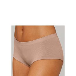 Lascana Damen Lascana Hipster aus angenehm weicher Baumwolle braun 36/38