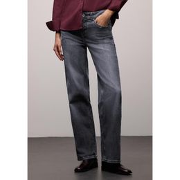 Street One Damen Street One Weite Jeans &raquo;Style Wideleg&laquo; mit Glitzer-Details 28, L&auml;nge 32