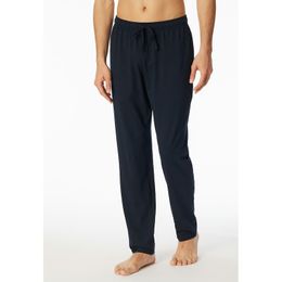 Schiesser Herren Pyjamahose &raquo;Mix + Relax&laquo; gestreift, seitliche Taschen, Bindekordel schwarz 58, N-Gr