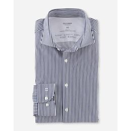 OLYMP Herren OLYMP Businesshemd &raquo;Level Five 24/Seven body fit&laquo; blau 45, N-Gr