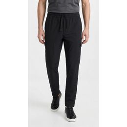 BOSS Green Herren BOSS Green Cargohose &raquo;T Urbanex-CargoLight&laquo; mit elastischem Bund und Kordelzug Cargohose Sweatpants Stretchhose schwarz 56, N-Gr