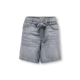Kids Only M&auml;dchen KIDS Only Jeansshorts &raquo;KOGGIANNA HW BELT SHORTS PIMBOX DNM NOOS&laquo; mit schmalem, dekorativen Bindeband in der Taille 128, N-Gr