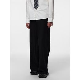 Pieces Damen Pieces Schlupfhose &raquo;PCBOSELLA HW WIDE PANTS NOOS BC&laquo; Materialmix, High Waist S (36), N-Gr