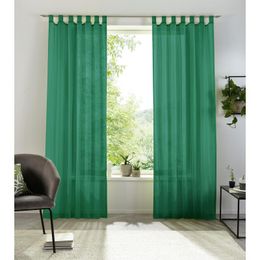 OTTO home Gardine &raquo;XANA&laquo; Schlaufen 1 Stk. tlg. Bestseller, einfarbig, 1 Schal, pflegeleicht, preiswert! gr&uuml;n Voile, Polyester 145cm, Schlaufen, 145cm