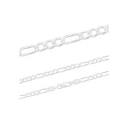 Firetti Herren Kette ohne Anh&auml;nger &raquo;Schmuck Geschenk Silber 925 Halsschmuck Halskette Figarokette&laquo; silber 60, Silber 925 (Sterlingsilber), B: 4,4mm