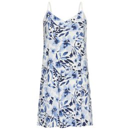 Lascana Negligee female size 36/38 Navy / Royal blue / White
