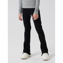 name it Kinder Jerseyhose &raquo;NKFNAKAL BOOTCUT LEGGING NOOS&laquo; mit ausgestelltem Bein schwarz 140, N-Gr