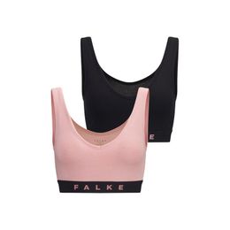 Falke Damen Falke Bustier &raquo;Daily Comfort&laquo; ohne B&uuml;gel, Polster und Verschluss, weich, Cotton-Mix rosa S, N-Gr