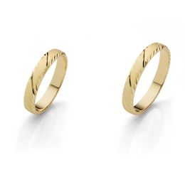 Firetti Unisex Trauring &raquo;Schmuck Geschenk Gold 375 Hochzeit Ehering Partnerring "LIEBE"&laquo; Made in Germany gold 72, Gelbgold 375, 3,5mm