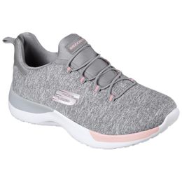 Skechers Damen Slip-On Sneaker &raquo;DYNAMIGHT-BREAK-THROUGH&laquo; Trainingsschuh, Freizeitschuh mit praktischem Gummizug grau 35