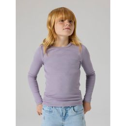 name it M&auml;dchen Langarmshirt &raquo;NKFNAKAL LS TOP NOOS&laquo; in Basic-Form und leicht gerippter Qualit&auml;t 122/128
