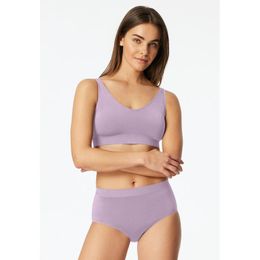 Schiesser Damen Slip &raquo;Classic Seamless&laquo; ohne st&ouml;rende Seitenn&auml;hte, bequem, nahtlos lila XL