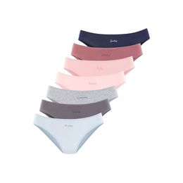 Vivance Damen Jazz-Pants Slips Packung, 7er-Pack, 7 Stk. Angenehm elastische Baumwollqualit&auml;t 32/34, 7 Stk.