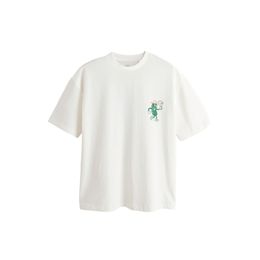 Next Shirt male size 5XL Jade / Light red / White