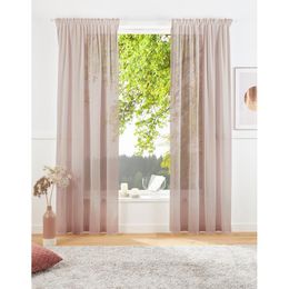LeGer Home by Lena Gercke Vorhang &raquo;Lanea&laquo; Multifunktionsband 1 Stk. tlg. Leinenoptik, 1 Schal, verschiedene Gr&ouml;&szlig;en beige Baumwolle, Polyester 145cm, 