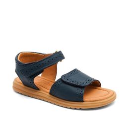 bisgaard M&auml;dchen Sandale &raquo;Andrea&laquo; Sommerschuh, M&auml;dchen Schuh mit Klett, Gr&ouml;&szlig;enschablone zum Download blau 27