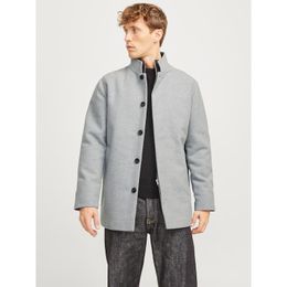 Jack & Jones Jack & Jones Damen Wolljacke &raquo;JJEHARRISON WOOL JACKET SN&laquo; Materialmix, regular fit grau S