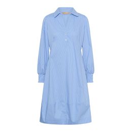 Culture Shirt Dress 'CUEbony' female size 44 Light blue / White