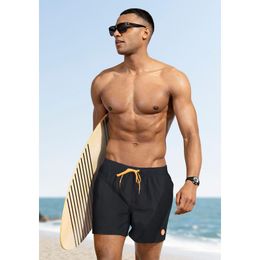 CMP Herren CMP Badeshorts &raquo;H Badeshorts&laquo; mit Eingriffstaschen, unifarben, schnell trocknend, pflegeleicht schwarz 46, N-Gr