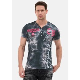 Cipo & Baxx Cipo & Baxx Herren Kurzarmshirt grau 5XL