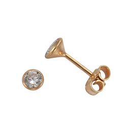 Firetti Damen Paar Ohrstecker &raquo;Schmuck Geschenk Silber 925 Ohrschmuck Solit&auml;r&laquo; mit Zirkonia (synth.) rosa 4, Silber 925 (Sterlingsilber)