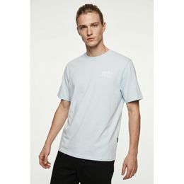 Jack & Jones Jack & Jones Herren T-Shirt &raquo;JCOCLUB BACK PHOTO TEE SS CREW NECK&laquo; mit Print blau XL