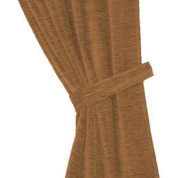 WIRTH Raffhalter &raquo;Thermo-Chenille 288g/m&sup2;&laquo; 2-er Set rot Polyacryl B/H/L: 60cm x 6cm