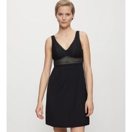 Triumph Damen Nachthemd &raquo;Aura Spotlight NDK 01 X&laquo; Cups mit Spitze besetzt schwarz 44, N-Gr