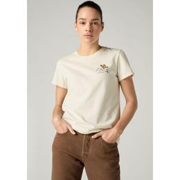 Levi's Levi's Damen T-Shirt &raquo;THE PERFECT TEE&laquo; mit Batwing-Logoprint beige S (36)