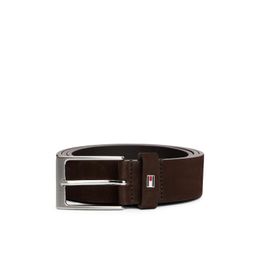 Tommy Hilfiger Herren Lederg&uuml;rtel &raquo;LAYTON NUBUCK 3,5 cm breit&laquo; Gr&ouml;&szlig;enverstellbar braun 115