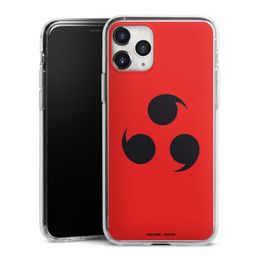 DeinDesign iPhone 11 Pro Max Handy Silikon H&uuml;lle Case transparent Handyh&uuml;lle Official Licensed Product Naruto Shippuden Sharingan Silikon Case