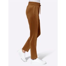WITT Damen Schlupfhose in Stretch-Qualit&auml;t, cognac, Gr&ouml;&szlig;e 22