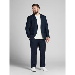 Jack & Jones PlusSize Jack & Jones Plussize Herren Jack & Jones PlusSize Anzug &raquo;JPRFRANCO SUIT NOOS PLS&laquo; 2 tlg. slim fit aus Polyester, Viskose und Elasthan, Slim Fit 