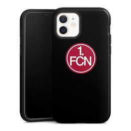 DeinDesign iPhone 12 mini Handy Panzer Handyh&uuml;lle robuste Outdoor H&uuml;lle Schutzh&uuml;lle gl&auml;nzend Official Licensed Product 1. Fc N&uuml;rnberg 1. Fcn Tough Case