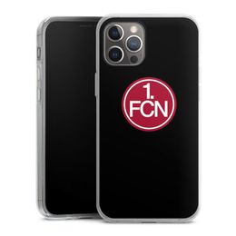 DeinDesign iPhone 12 Pro Max Handy Silikon H&uuml;lle Case transparent Handyh&uuml;lle Official Licensed Product 1. Fc N&uuml;rnberg 1. Fcn Silikon Case