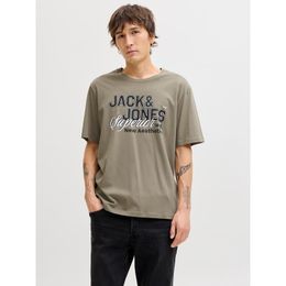 Jack & Jones Jack & Jones Herren Rundhalsshirt &raquo;JJELOGO TEE SS O-NECK 2 COL SS26 SN&laquo; mit Grafikprint XS