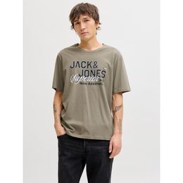 Jack & Jones Jack & Jones Herren Rundhalsshirt &raquo;JJELOGO TEE SS O-NECK 2 COL SS26 SN&laquo; mit Grafikprint S
