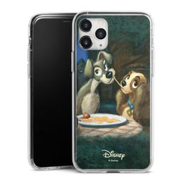 DeinDesign iPhone 11 Pro Max Handy Silikon H&uuml;lle Case transparent Handyh&uuml;lle Official Licensed Product Lady And The Tramp Disney Silikon Case