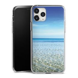 DeinDesign iPhone 11 Pro Max Handy Silikon H&uuml;lle Case transparent Handyh&uuml;lle Urlaub Sky Ocean Silikon Case
